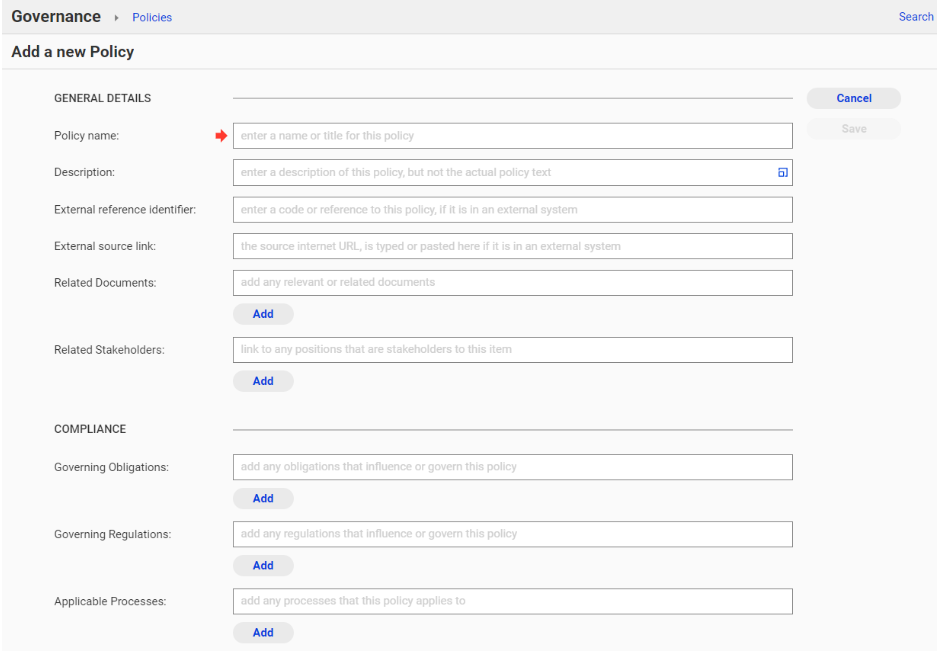 Create and publish new policies in Holocentric Connect – Connect