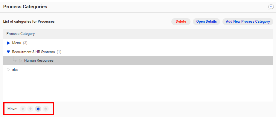 Manage Categories – Connect