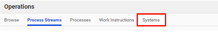 Manage Systems – Connect